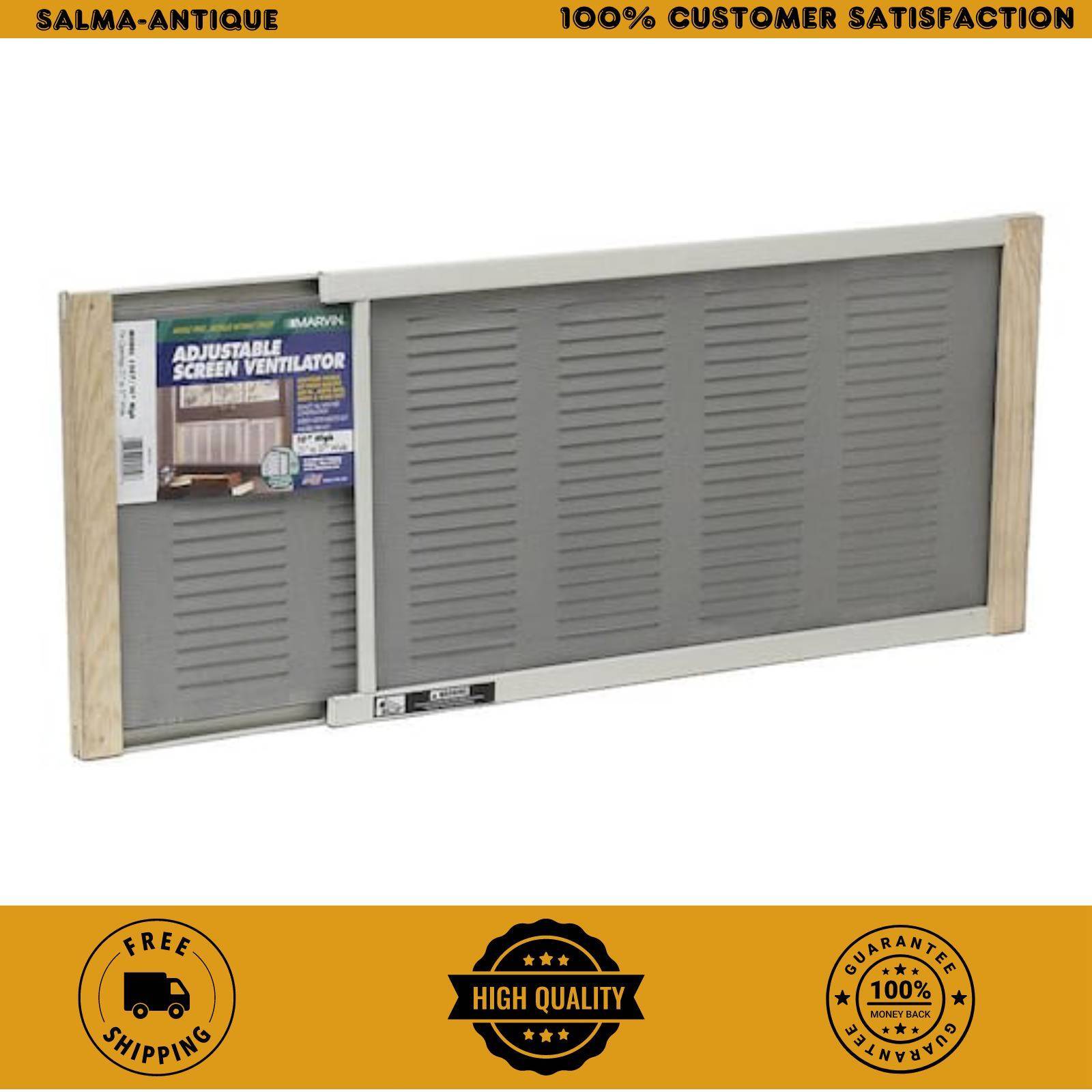 Adjustable Vented Metal Window Mesh Bug Screen Ventilator Sliding ...