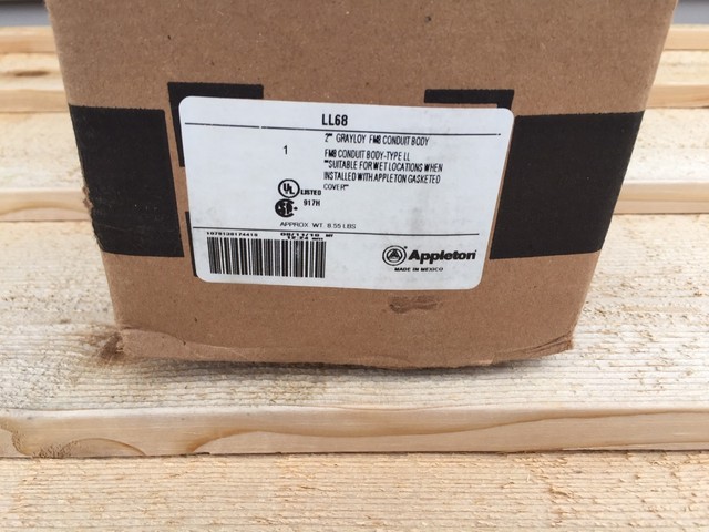 Appleton Electric LL68 Conduit Body Style LL 2in Iron for sale online ...