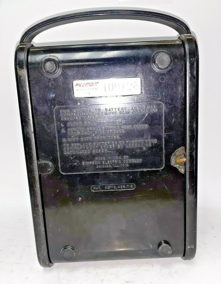 SIMPSON 270 SERIES 3 VOLT-OHM-MILLIAMMETER W/ CASING | eBay