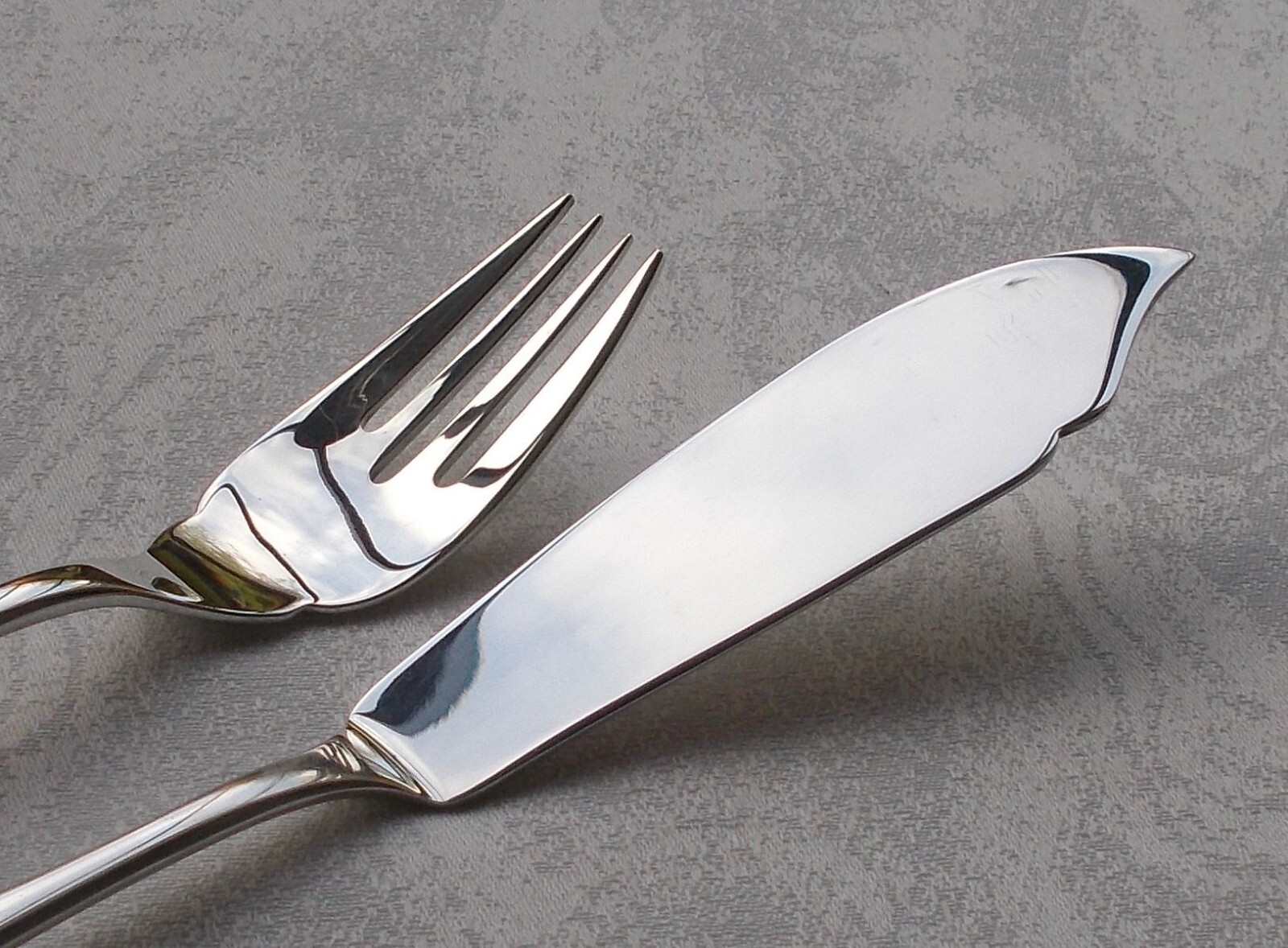 Rare Wilkens Silhouette 2-tlg. Fish Cutlery IN 90-180er Silver Edition ...