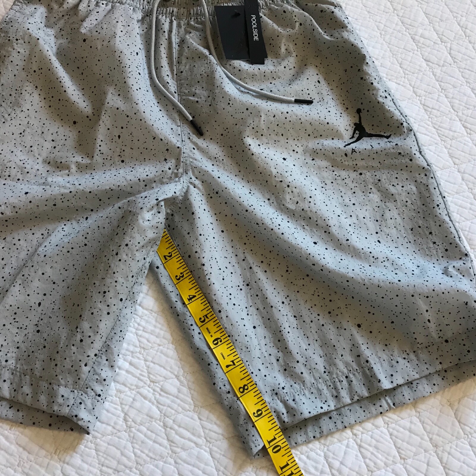 Nike Air Jordan Pool Side Shorts Men’s Training Swim Grey SZ S CZ2511 ...