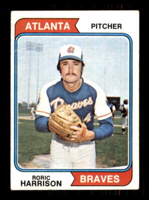 1974 Baseball Topps Roric Harrison Atlanta Braves #298 | eBay