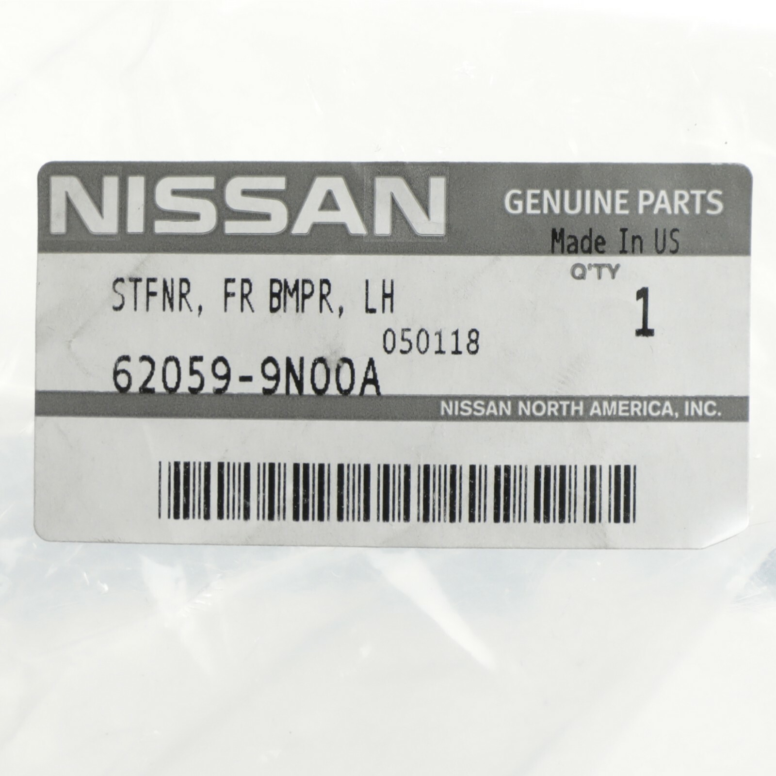 OEM NEW Nissan Left Front Bumper Stiffener 2009-2014 Maxima 62059-9N00A ...