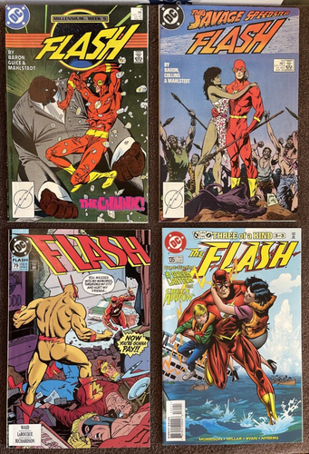 The FLASH #9, 10, 79 & 135 (DC, 1987 Series) 1st Chunk ~ Prof Zoom ...
