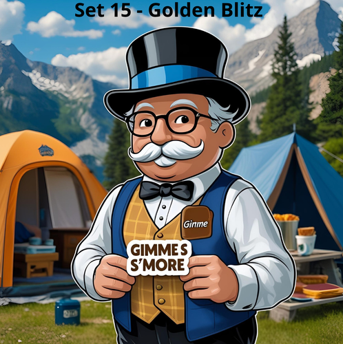 Gimme S´more - Monopoly_Sticker_GO - 4 Star Sticker - Golden Blitz | eBay