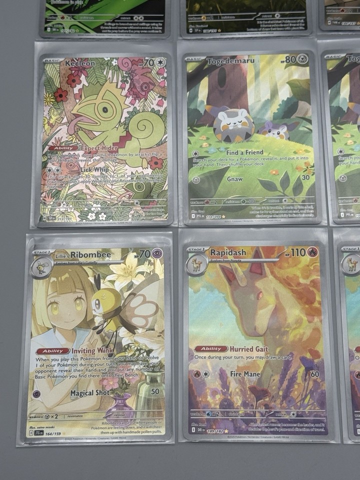 x20 Pokemon Illustration Rare Trainer Full Art Card Lot Pokémon English ...