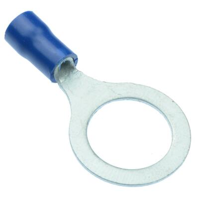 25 x Blue 13mm Insulated Crimp Ring Terminal Connector | eBay UK