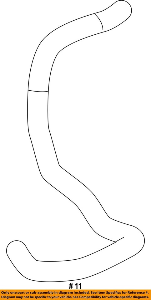 MITSUBISHI OEM 08-17 Lancer Cooling Radiator Components-Lower Hose ...