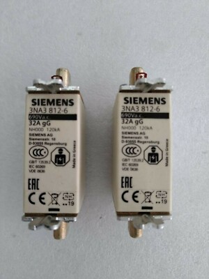 Siemens 3NA3 812-6 32A gG NH000 120kA Fuse Link 3NA3 8126 | eBay