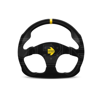 MOMO Mod. 30 320mm Suede Track Steering Wheel - 12 Month Manufacturer ...