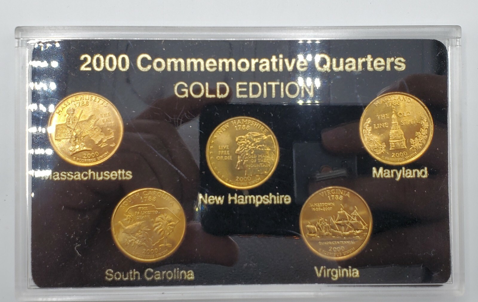 2000 Commemorative Quarters Gold Edition Set (Read Description) | eBay