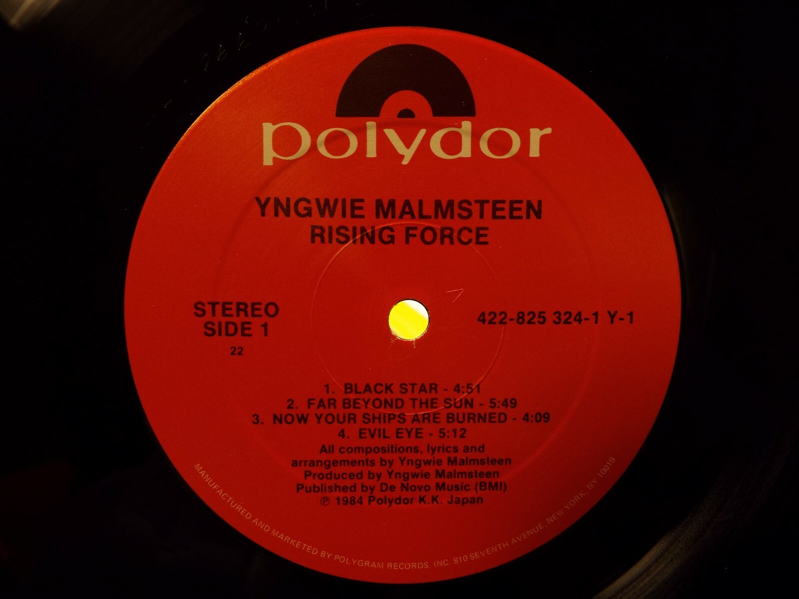 YNGWIE MALMSTEEN RISING FORCE 1984 LP VINYL ALBUM | eBay
