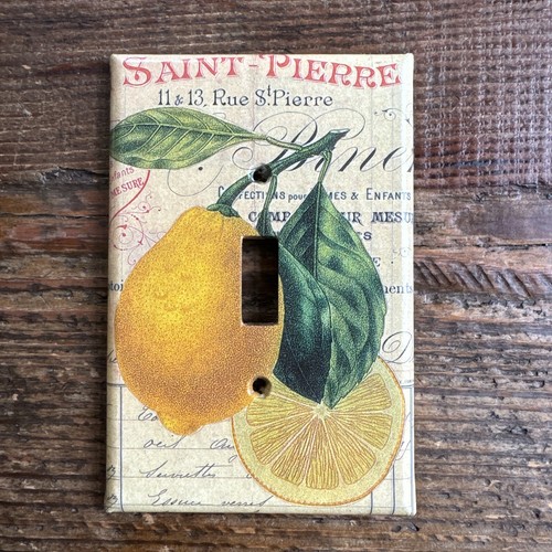 French Lemon Decorative Light Switch Plate Cover - Full Circle Studio ...