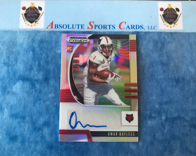 2020 Silver Prizm OMAR BAYLESS RC | Auto Autograph | Arkansas | eBay