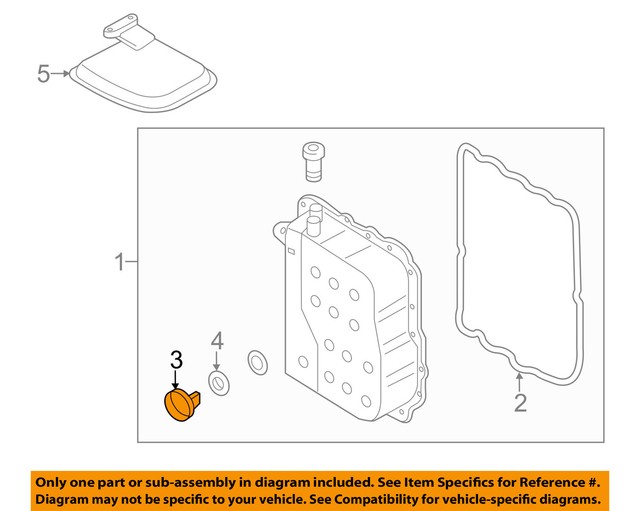 Hyundai OEM 15-18 Sonata Transaxle Parts-side Cover Plug 452863B010 for ...