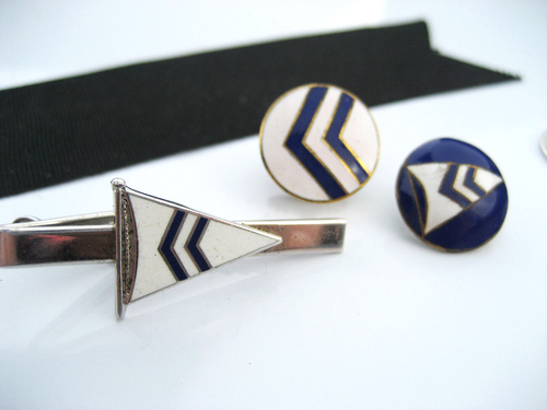 Antique Sterling Silver & Gold Enamel Nautical Yacht Club Flag Burgee ...