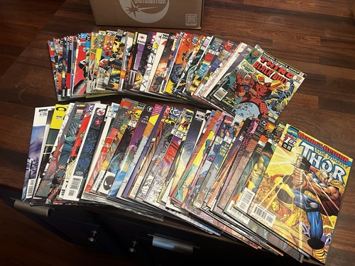 100 Bulk Assorted Comics Lot Dc/ Marvel/ indies comic books, Reader, VG ...