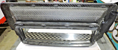 Fibreworks Radiator cradle & flex ducting 14" x 30" complete Nascar ...