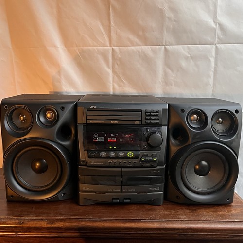 JVC MX-D4T Tuner Component Amp 3 Disc CD Player Works Hi Fi System Tape ...