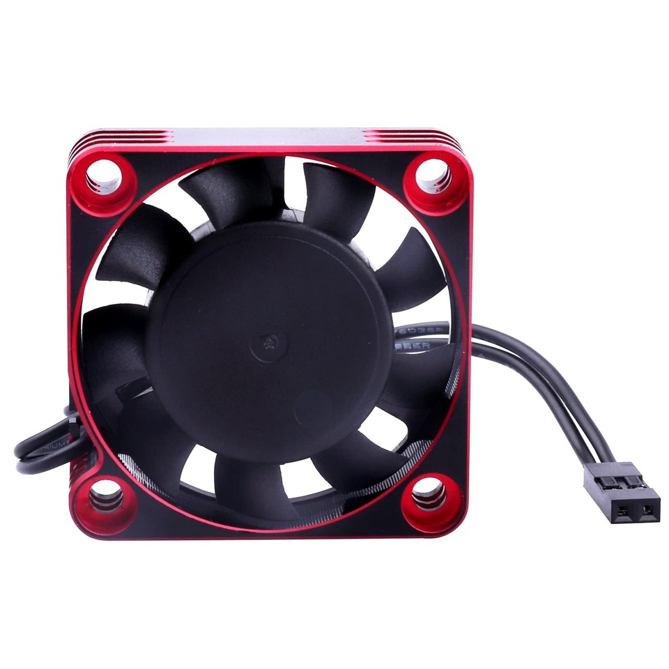 RC Car Motor Cooling 16000RPM ESC Cooling Fan 40x40mm for RC Car (Red ...
