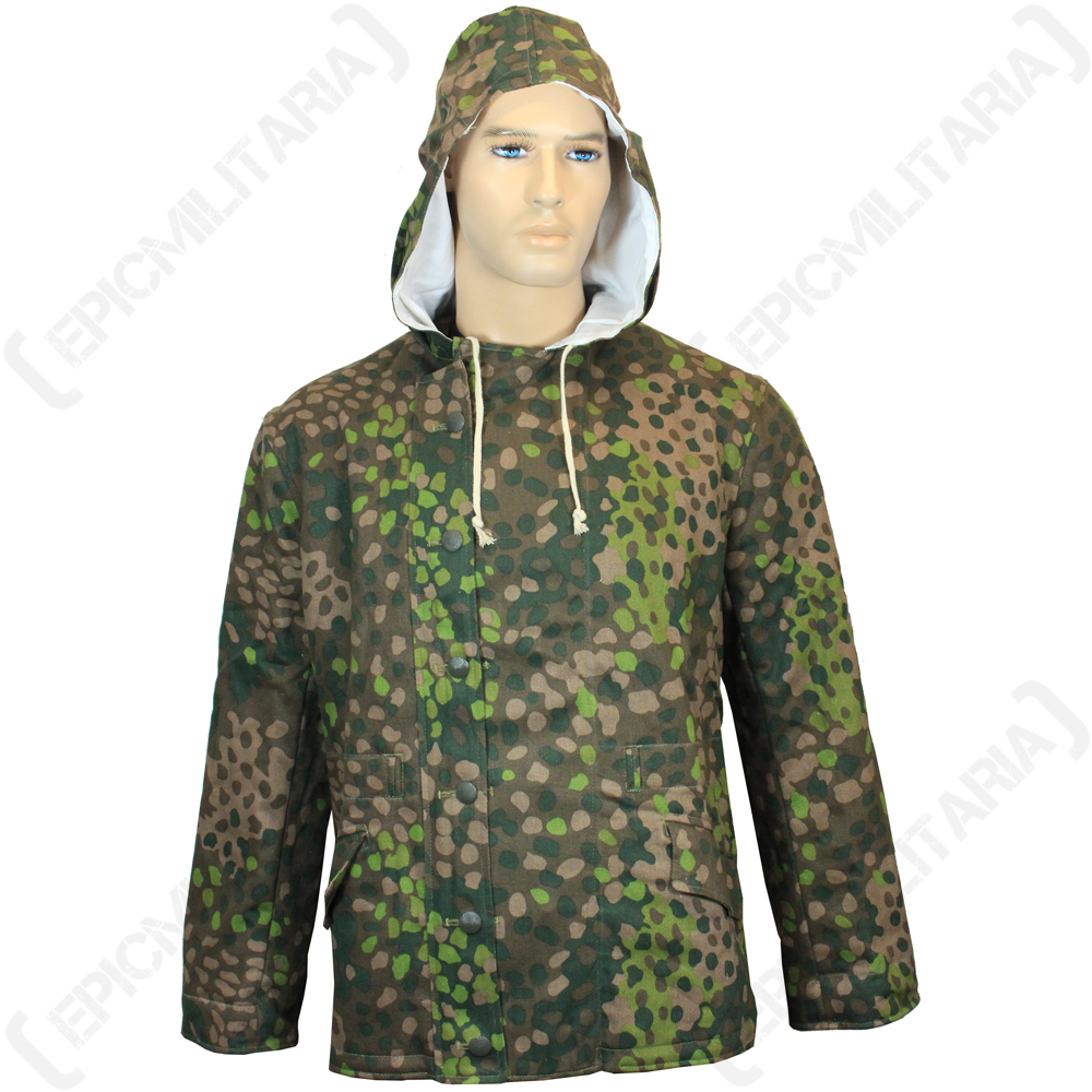 German Army 44 Dot Peas Camouflage Winter Parka All Sizes WW2 Repro ...