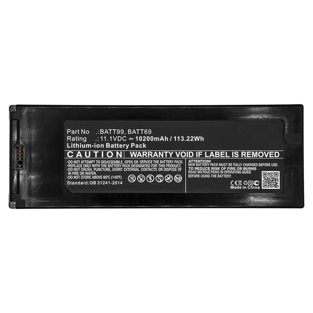 10200mAh BATT99 BATT69 Battery Welch-Allyn Connex VSM Vital Signs 6000 ...