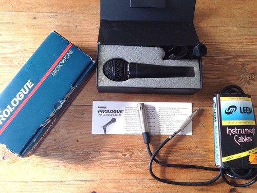 Shure Prologue 24L LC Microphone Low Z cable Lem model MIC 20 Micro ...
