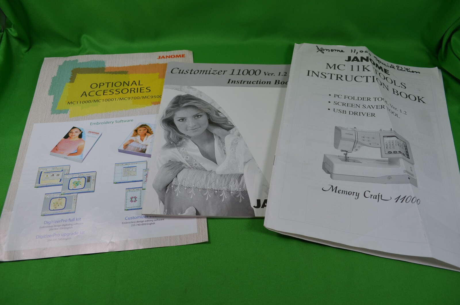 Janome Customizer 11000 Ver 1.2 Instruction Book Manual, Original | eBay