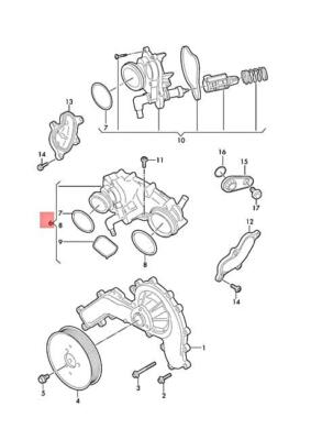 Genuine AUDI VW A4 Avant S4 quattro Coolant Regulator 059121111CR | eBay