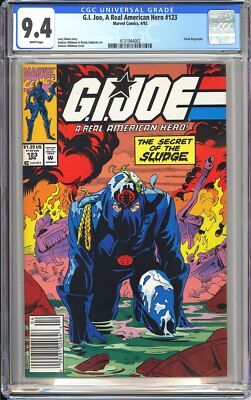 GI Joe Real American Hero 123 CGC 9.4 4131944002 Newsstand Edition | eBay