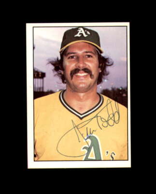 Jim Todd Jr Signed 1975 SSPC Oakland Athletics Autograph | eBay