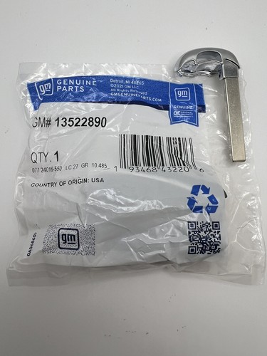 Genuine Chevrolet Keyless Entry Remote Smart Key Fob Transmitter ...