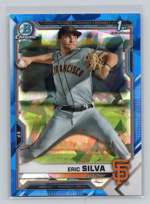 2021 Bowman Draft Sapphire Edition Eric Silva San Francisco Giants | eBay