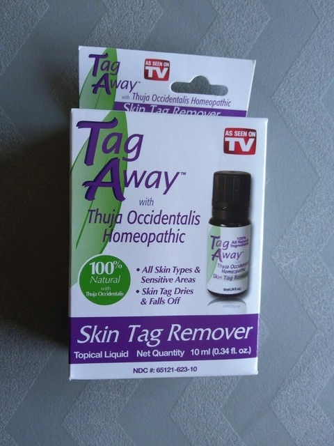 Tag Away Skin Tag Remover W/ Thuja Occidentalis Homeopathic 10ml Exp ...