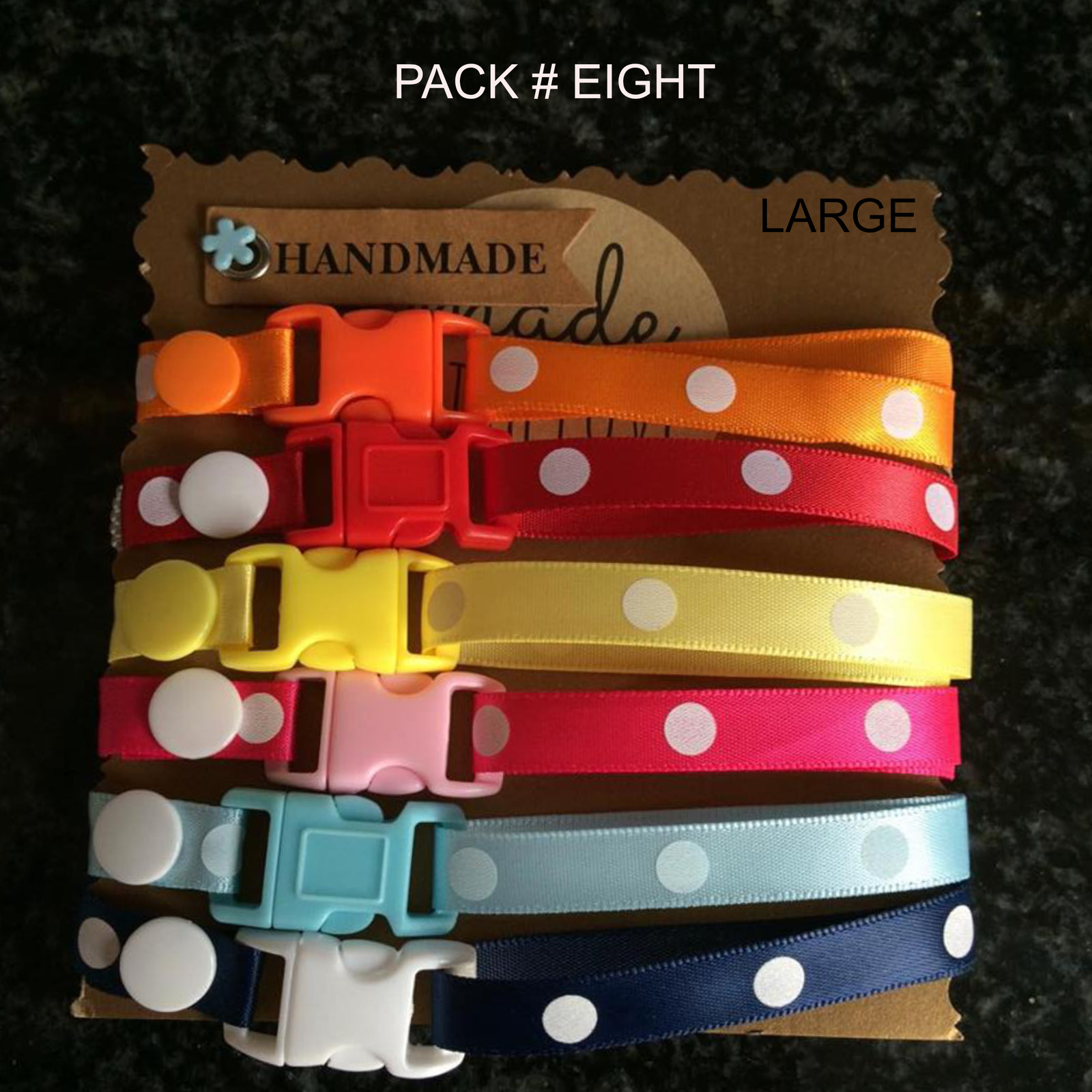Teenie Tots Whelping ID Puppy Collar Packs Super Soft Ribbon Adjustable 2 Sizes | eBay UK