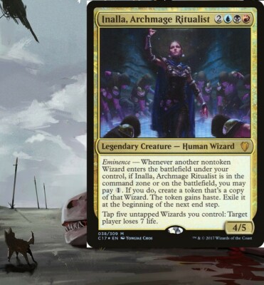 Inalla Archmage Ritualist Commander EDH WIZARDS Deck - MTG Ready-to ...