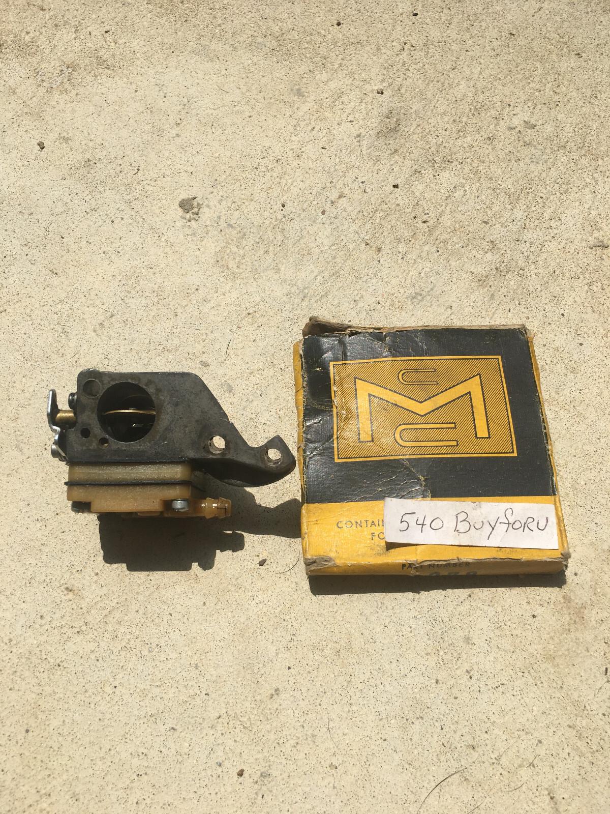 McCulloch Mini Mac 6 25 30 35 110 Chainsaw Walbro MDC 3 Carburetor READ ...