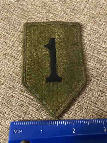 1st Infantry Division US Army Patch Big Red One BRO INV6482 | eBay