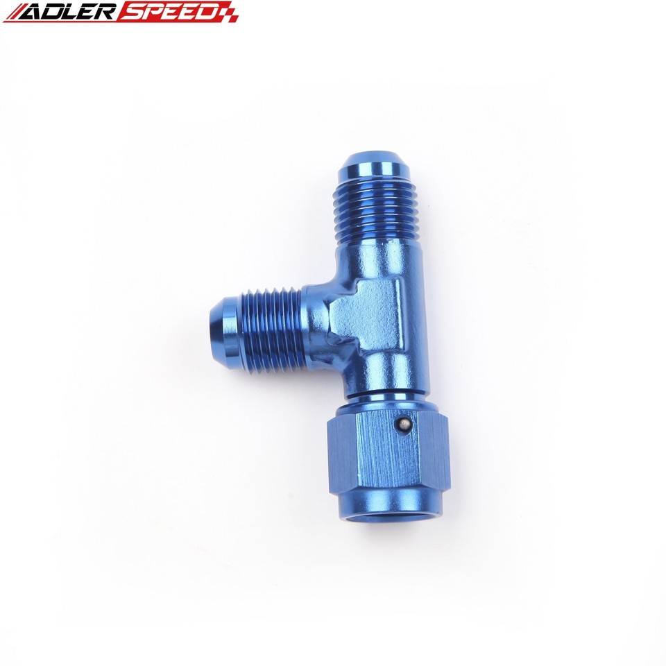 2PCS AN6 AN-6 Male To 6AN Female Pipe Fuel Hose Tee T Piece Fitting ...