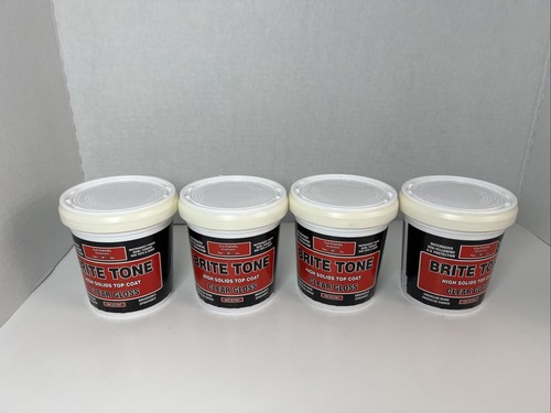 Lot Of 4-CrystaLac Brite Tone High Solids Polyurethane Finish Clear ...