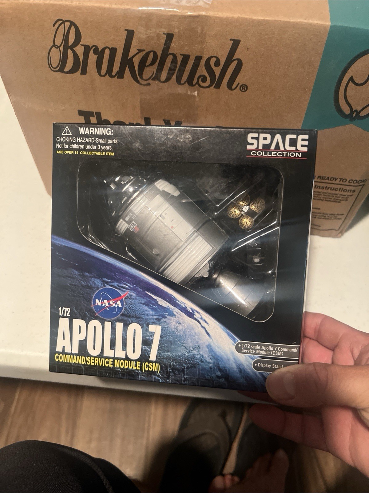 APOLLO 7 COMMAND SERVICE MODULE CSM 1/72 FINISHED model NASA SPACE ...