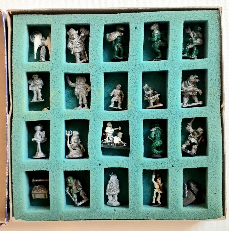 GAMMA WORLD Adventurers Set 0005 vintage metal gaming miniatures ...