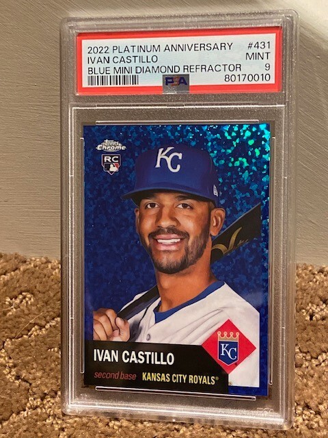 2022 Topps Chrome Platinum Anniversary - Ivan Castillo #431 Blue Mini ...