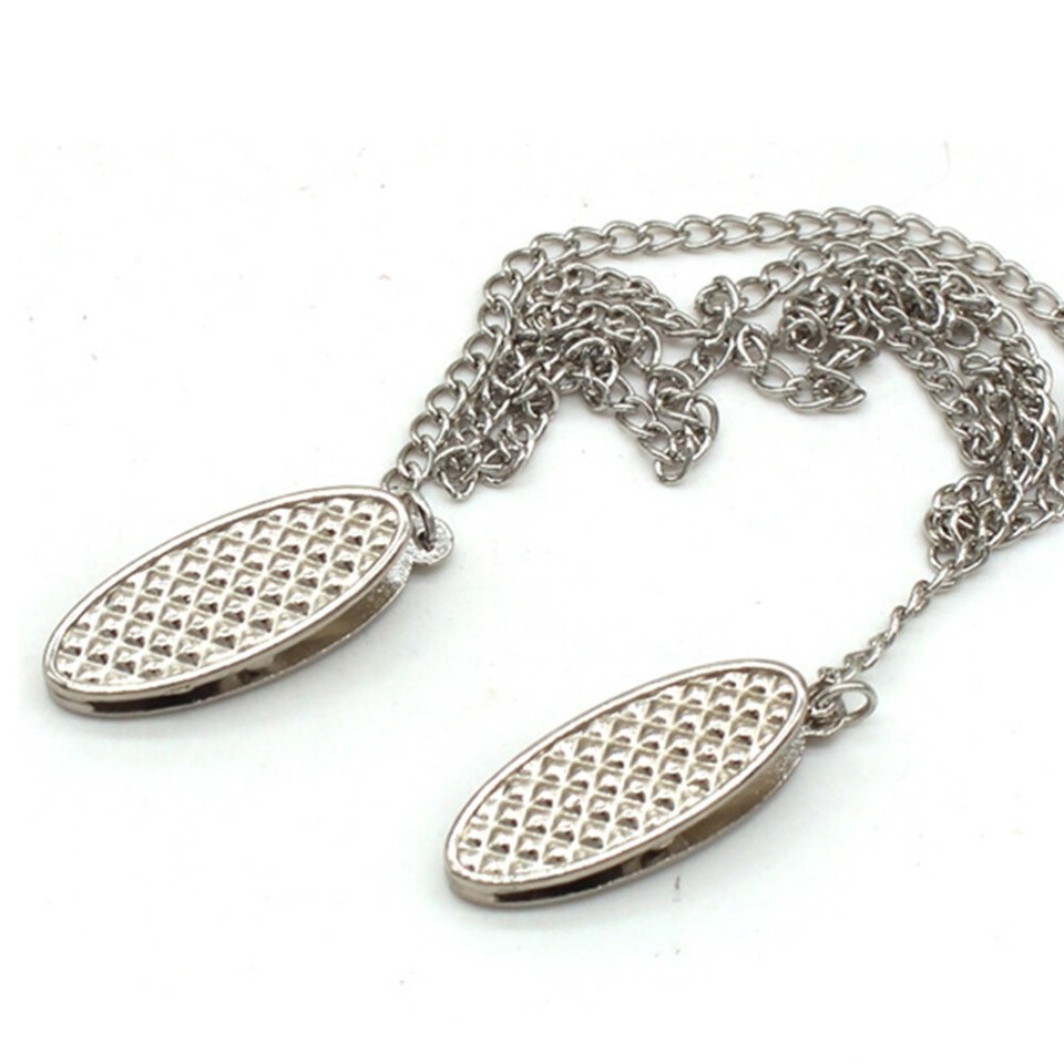 3pcs Napkin Clip Alloy Napkin Bib Chain Eco-friendly Napkin Holder with ...