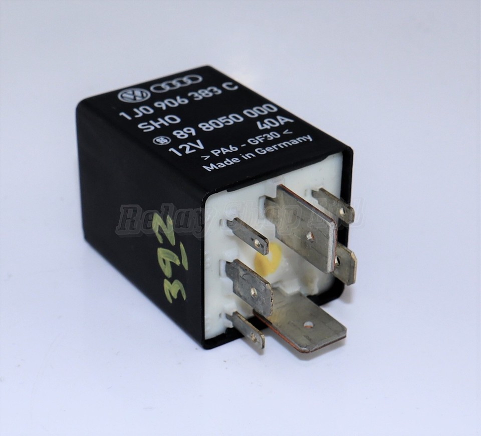 Audi & VW 8-Pin Fuel Pump Black Relay (No. 409) 1J0906383B SHO ...