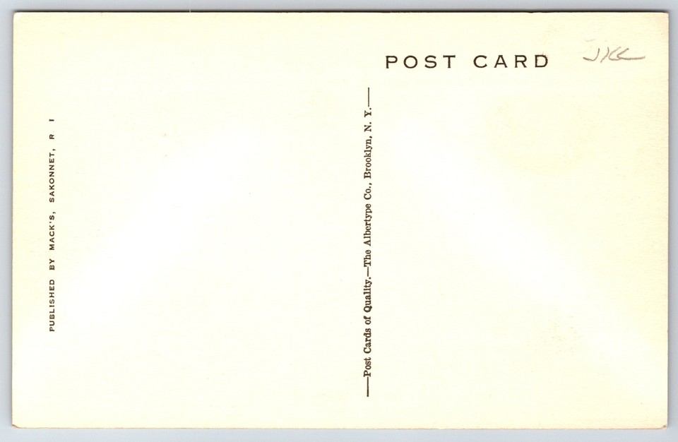 Sakonnet Rhode Island~Harbor View~Boats on Water~c1910 Albertype ...