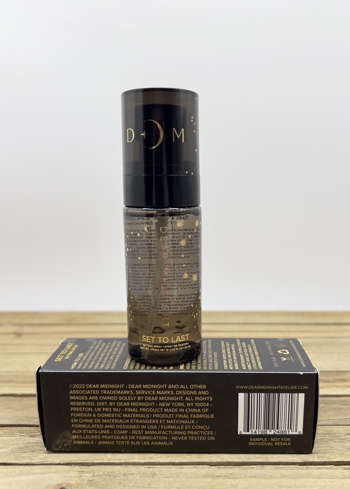 Dear Midnight SET TO LAST SETTING SPRAY 60ml 2.02oz NIB BoxyCharm MSRP ...