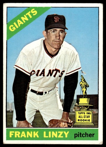 1966 Topps Frank Linzy San Francisco Giants #78 | eBay
