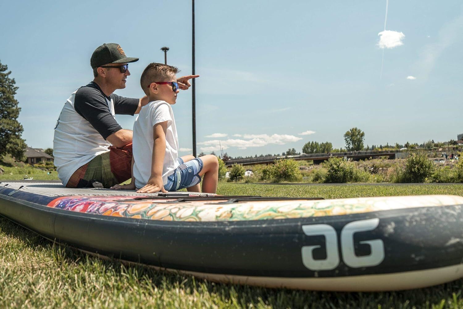 AQUAGLIDE Inflatable Stand Up Paddle Board with Premium Accessories ...