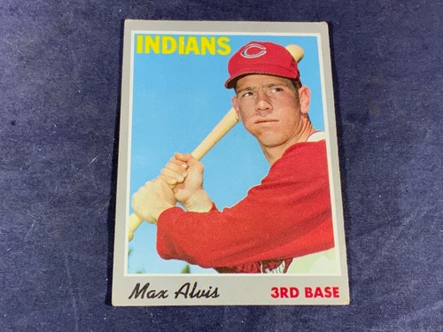 A5-51 BASEBALL CARD - MAX ALVIS CLEVELAND INDIANS - 1970 TOPPS - CARD ...
